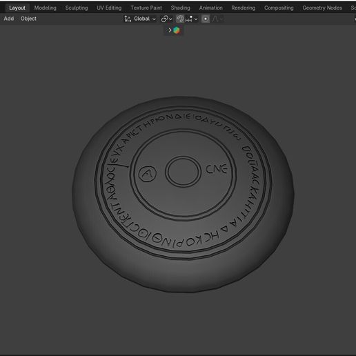 🎲 Discus・ STL File for 3D printing・Cults