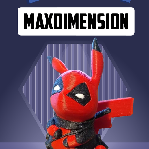 🦸 Life-Size Pikapool - 3D Printable STL (Pikachu in Deadpool Suit ...