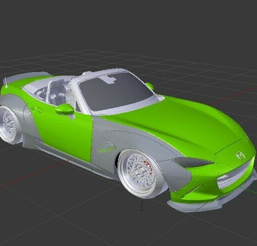 🚗 Mazda MX5 Aero kit pandem rocket bunny 1/18 1/10 1/24 rc・ STL File for ・Cults