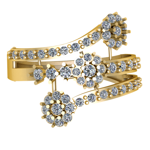 Archivo STL triple layer wedding ring 3d printable model 💒 (OBJ)・Modelo ...