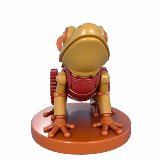 frog upside down cartoon