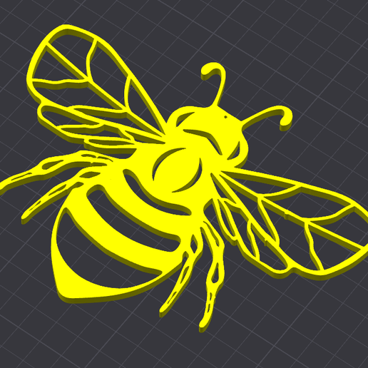 🐝 BEE・ STL File for 3D printing・Cults