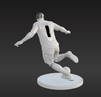 👽 Elegant Sports Figure – Printable Athlete Statue in Kick Pose・ STL ...