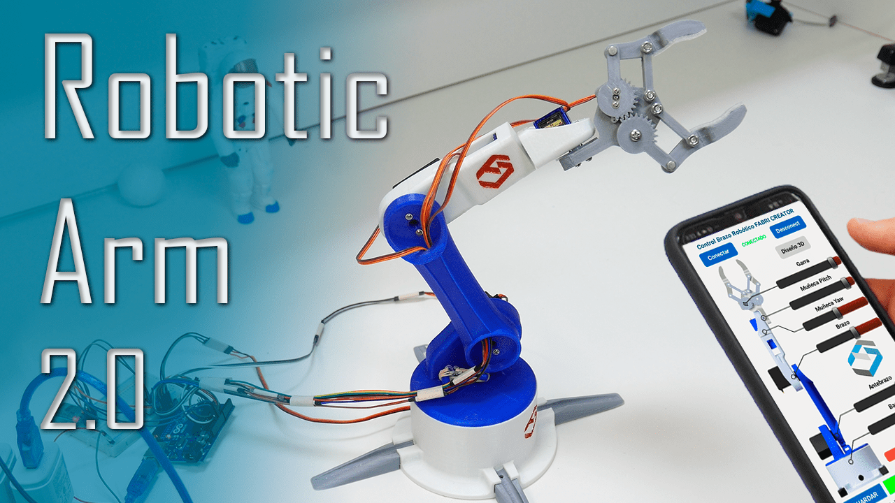 Free Stl File Diy Arduino Robot Arm With Smartphone Control・3d Printer