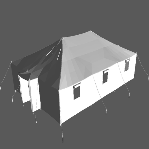 ⛺ Tent from a military base DAYZ・ OBJ File for ・Cults