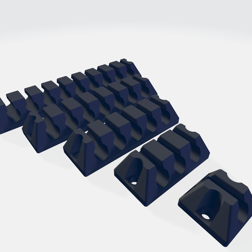 STL file Cable Management Clips V3 screw type - 3d printable 🔌 ・3D ...