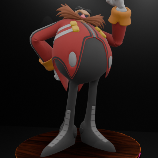 🦔 Dr. Eggman (Sonic the Hedgehog) 3D Printable Model with Base・ STL ...