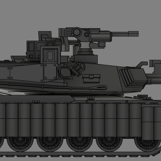 🪖 M1A2 Abrams SEP V4 TUSK I + II・Free STL File for 3D printing・Cults