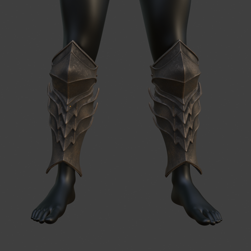 🎭 Sauron’s Greaves・ STL File for 3D printing・Cults