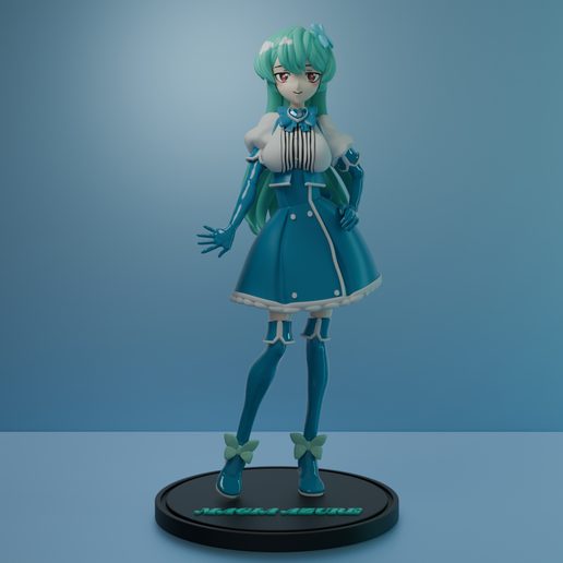 🪄 Magia Azure - Mahou Shoujo ni Akogarete (12 piezas)・Archivo STL para ...