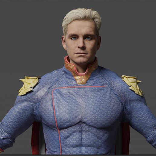OBJ file Homelander 👨 ・3D printer model to download・Cults