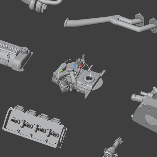 🧞‍♂️ Engine Parts Kitbash・ 3D File for 3D printing・Cults