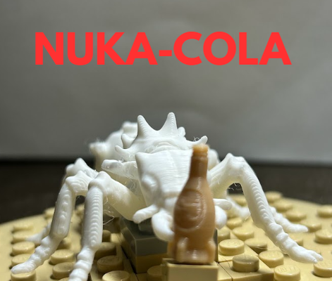 🍾 Fallout-Inspired Nuka-Cola Bottle – LEGO Compatible Minifigure ...