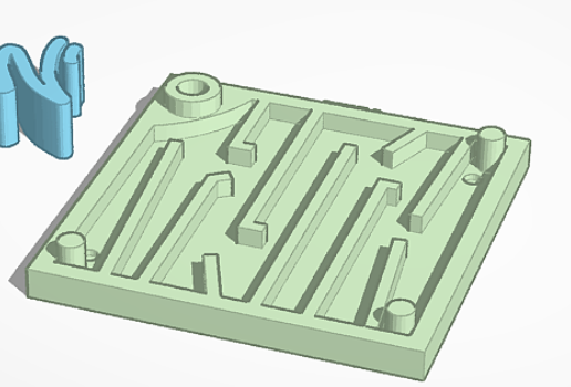 🎲 Maze base・ STL File for 3D printing・Cults