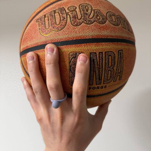 🏀 Basketball Ring STL – 3D Printable Finger Ring for True Hoopers・Free ...