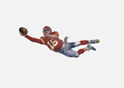 🗿 Patrick Mahomes - Figure・ OBJ File for 3D printing・Cults