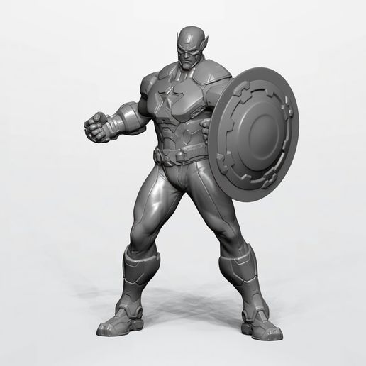 🔫 CAPTAIN AMERICA・ STL File for 3D printing・Cults