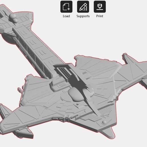 ⭐ Klingon Assault Cruiser - Star trek・ STL File for 3D printing・Cults