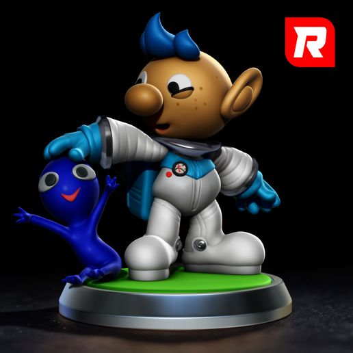 🐉 Alph and blue Pikmin・ STL File for 3D printing・Cults