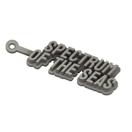 🗝️ Royal Caribbean Spectrum of the Seas Keychain / Keyring・ STL File ...