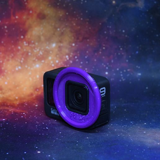 STL file DSLR Camera 52mm to GoPro Hero 9 10 11 12 Filter Adapter 📷 ・3D ...