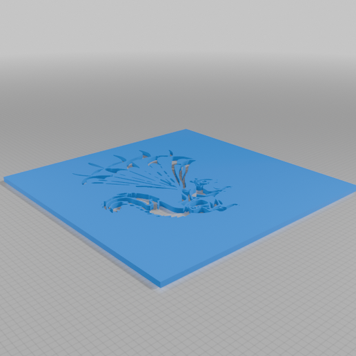 🎨 Flying Squirrel Stencil・Free 3D File for ・Cults