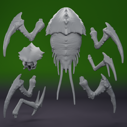 🪖 TERMINID SCAVENGER | HELLDIVER 2 | 3D PRINTABLE FIGURINE・Free 3D File ...