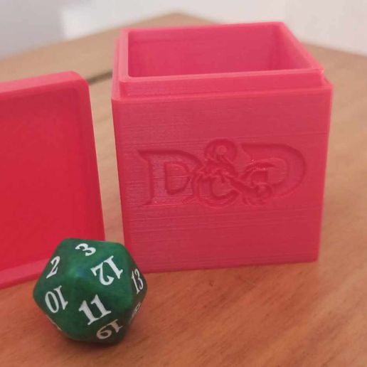 3D printer DECK BOX DUNGEONS AND DRAGONS • made with PLA+・Cults
