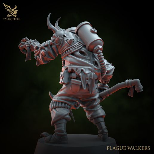 🪓 PLAGUE WALKERS・ 3D File for 3D printing・Cults