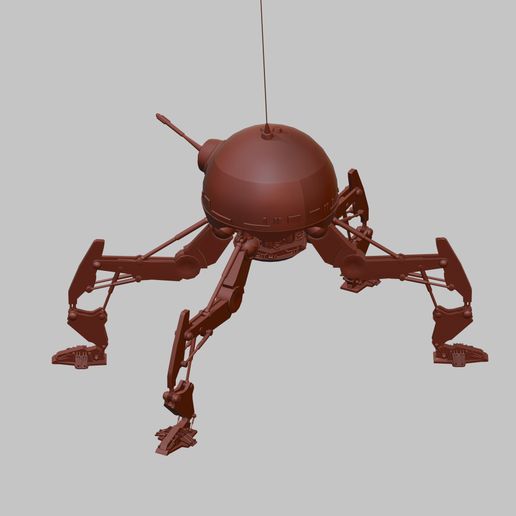 STL file Dwarf Spider Droid 🕷️ (OBJ)・3D printer design to download・Cults