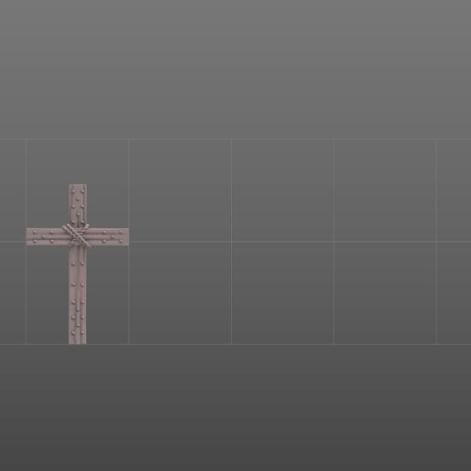 Trench crusade timber cross 2・Free STL File for 3D printing・Cults