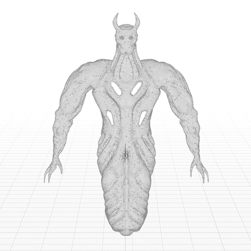 3D file Snake like monster 🐍 ・3D printable design to download・Cults