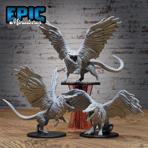 3D file Ammit Beast Set ‧ DnD Miniature ‧ Tabletop Miniatures ‧ Gaming ...