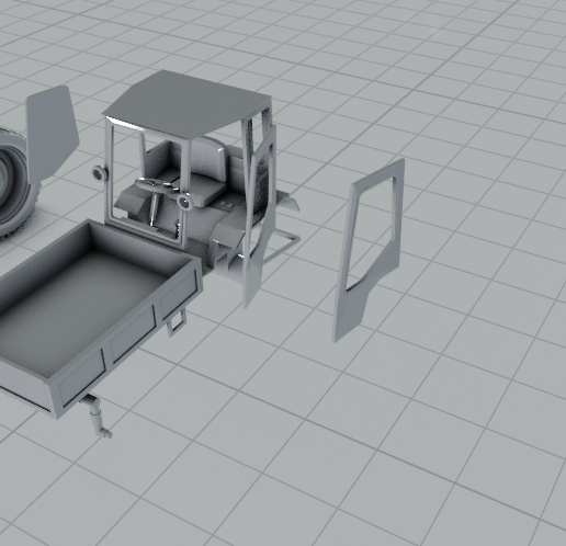 🚜 t16 tractor model・ STL File for 3D printing・Cults