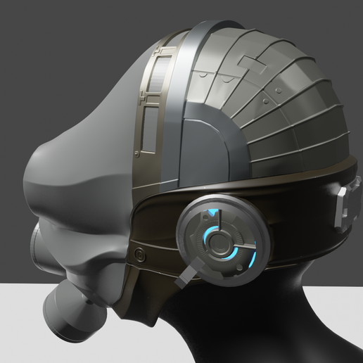 🪖 Metrocop Helmet Hl2・ 3D File for ・Cults