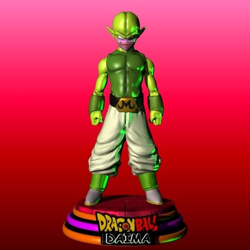 STL file MAJIN KUU DRAGON BALL DAIMA GOKU VEGETA ANIME 🐉 ・Template to ...