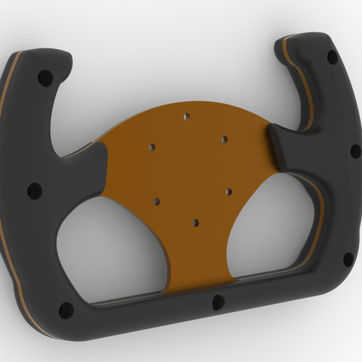 STL file GT Wheel For Simagic NEO X Button Box and Any Other 🛞 (DXF)・3D ...