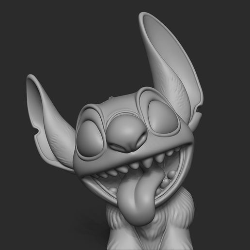 👤 Stitch – Crazy Bust・ STL File for 3D printing・Cults