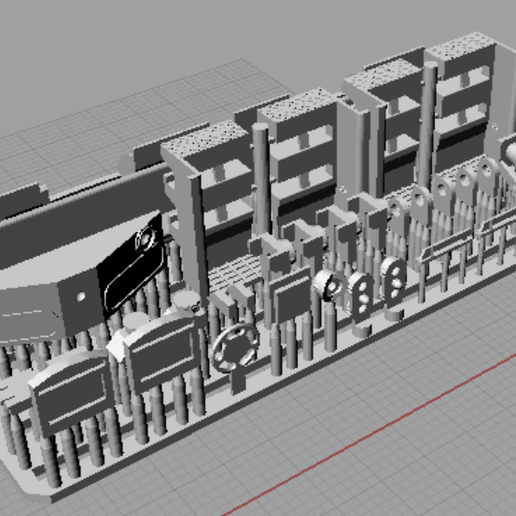 🚂 CPR GP38AC detail set・Free STL File for 3D printing・Cults