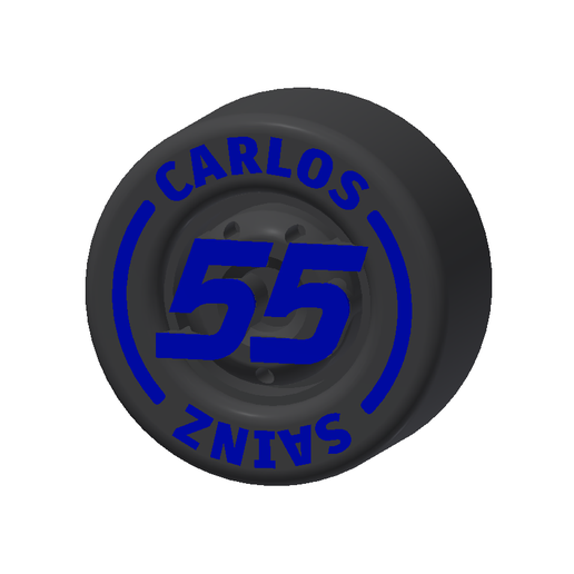 ⚽ Formula 1 tire no. 55・ STL File for 3D printing・Cults