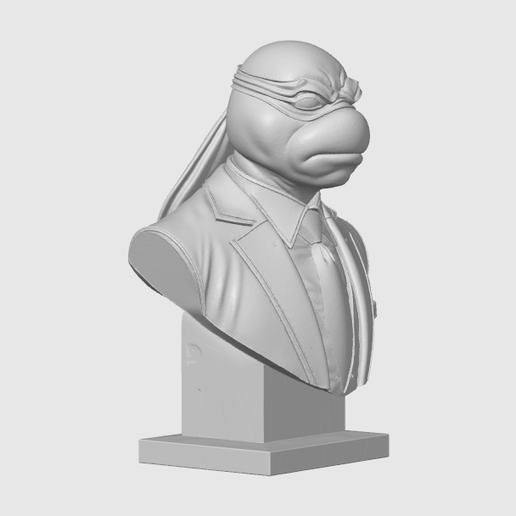 👤 Leonardo Wick – TMNT x John Wick Crossover Bust | 3D Printable Fan ...