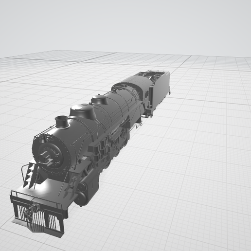😤 Reading I10sa Steam Locomotive・ OBJ File for 3D printing・Cults