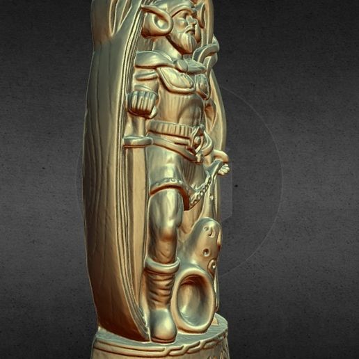 😇 gods of asgard statue Heimdall・ OBJ File for 3D printing・Cults