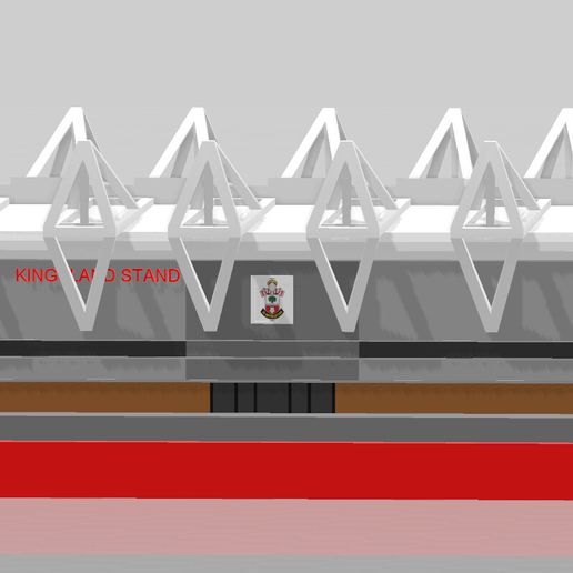🏟️ St Mary's Stadium home to Southampton FC・ 3MF File for 3D printing・Cults
