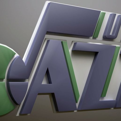 🗝️ NBA Utah Jazz keychain Badge Printable and Renderable・ 3D File for ...
