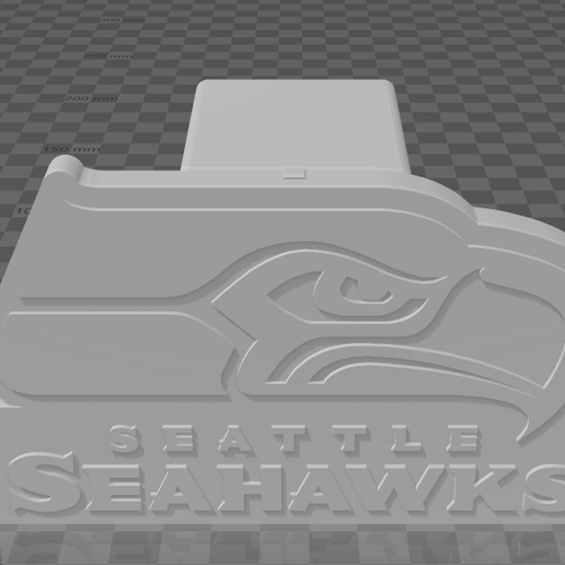 👽 seahawks nfl hitch cover・ STL File for 3D printing・Cults