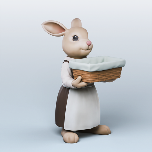 STL file Rabbit 🐇 ・3D print design to download・Cults