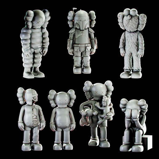 😭 Megapack x Seven Kaws design - Kaws Michellin - Dissected - Flyed ...