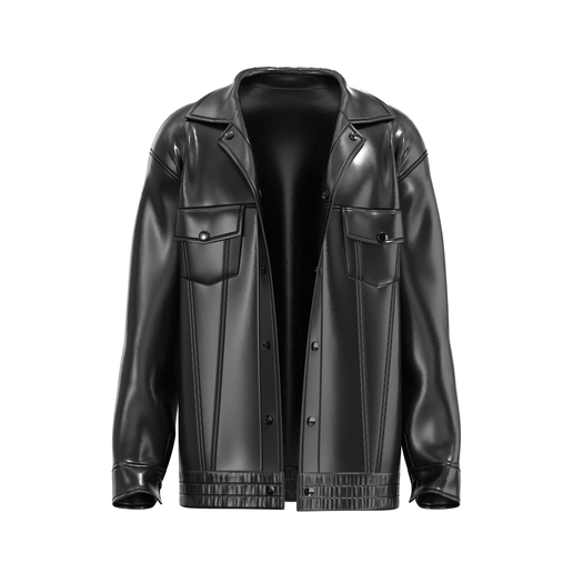 👗 3D Leather-Jacket | Marvelous / Clo3d / obj / fbx・Archivo 3D para ...
