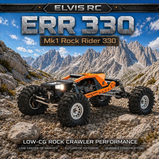 🚗 LCG CRAWLER RC CAR "ROCK RIDER 330" ERR MK1 330 _1/10 RC Body and ...